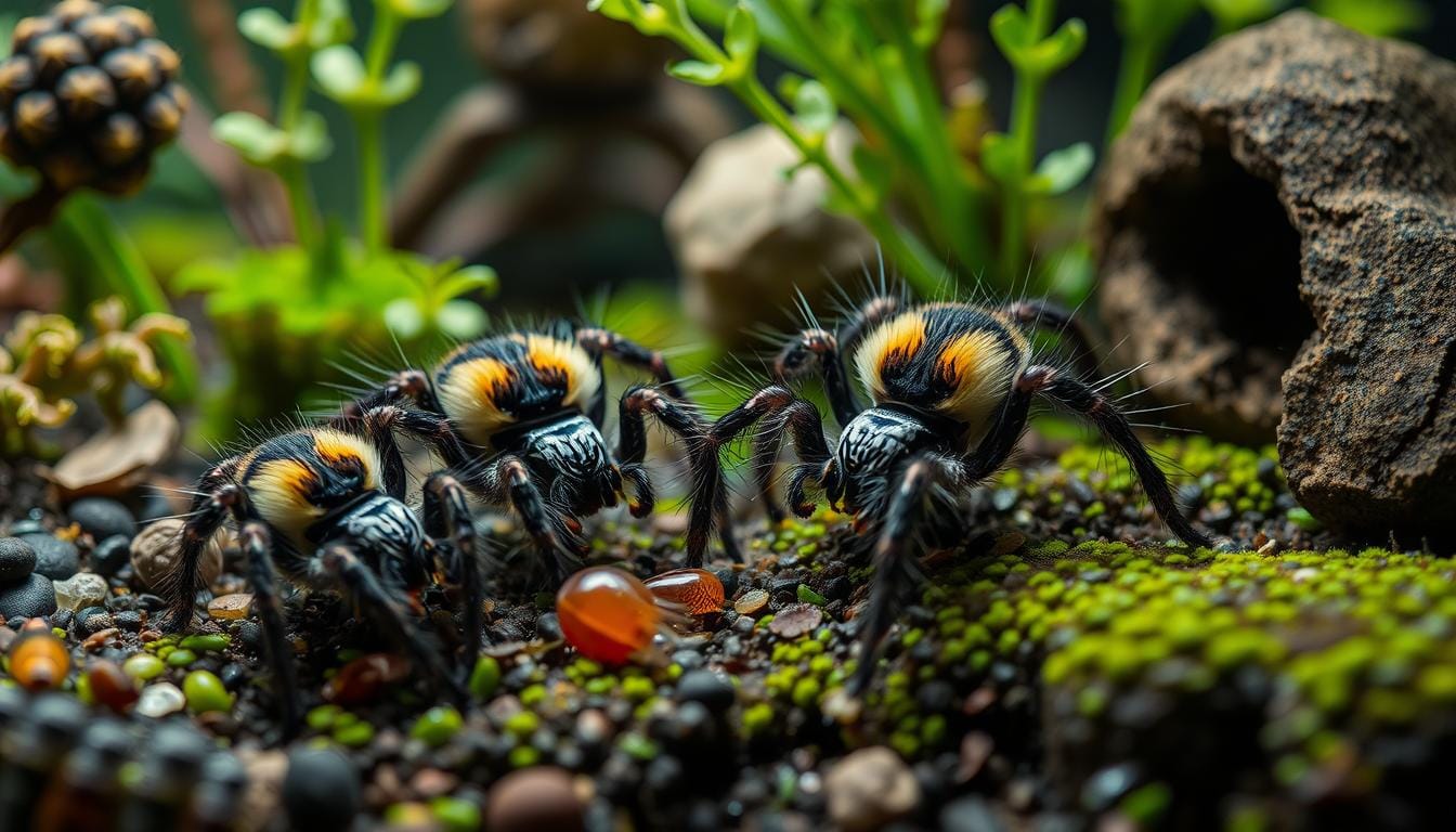 Requerimientos alimenticios específicos para crías de tarántulas