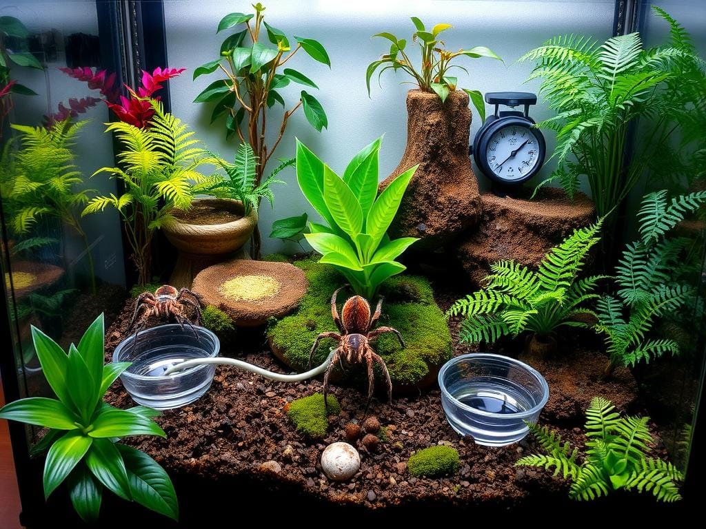 Techniques to maintain adequate humidity in the terrarium according to ...