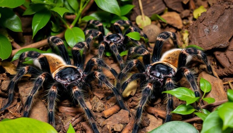 How tarantulas interact with their environment and the factors that ...