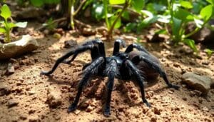 Different defensive behaviors used by tarantulas in the wild and in ...