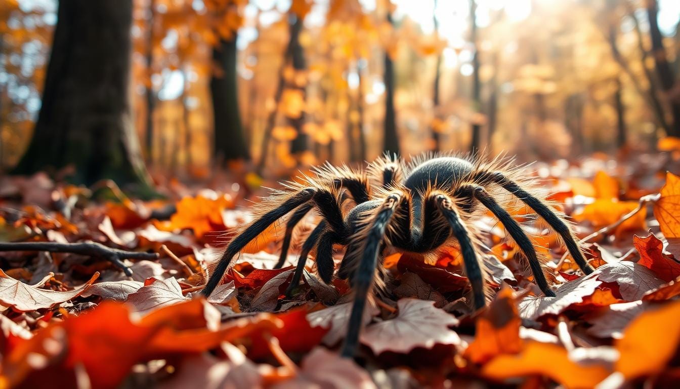 How tarantula behaviors change according to the season of the year