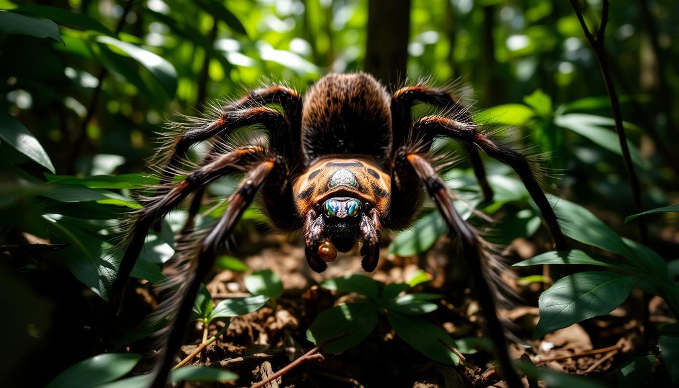 How tarantulas use their venom and other tactics to prey