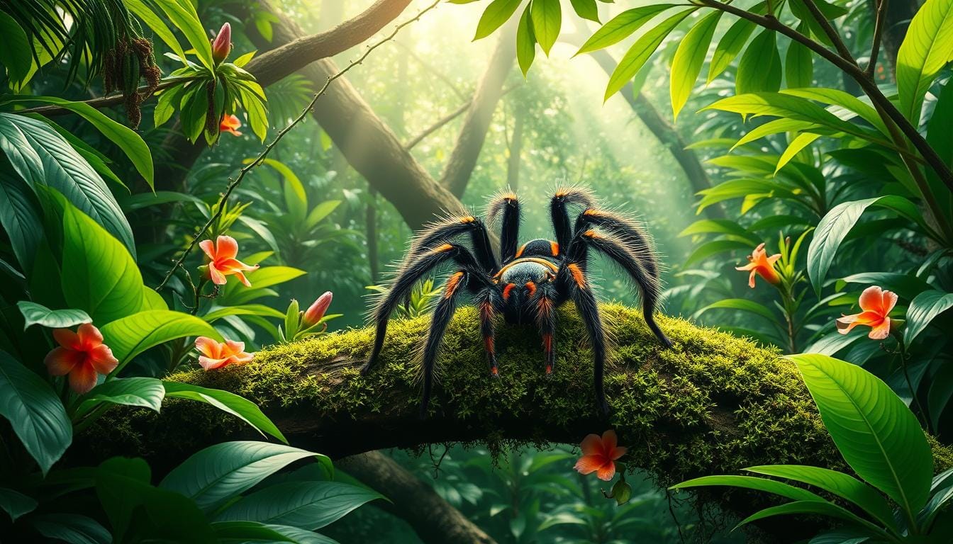 Diversity of tarantulas in the jungles of Asia and their habitats