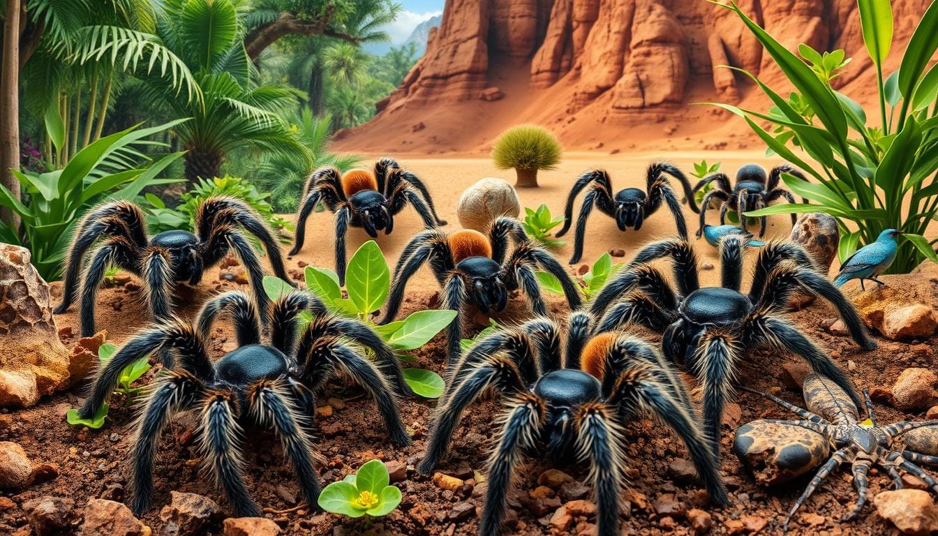 Cómo las tarántulas han evolucionado para adaptarse a diferentes ...