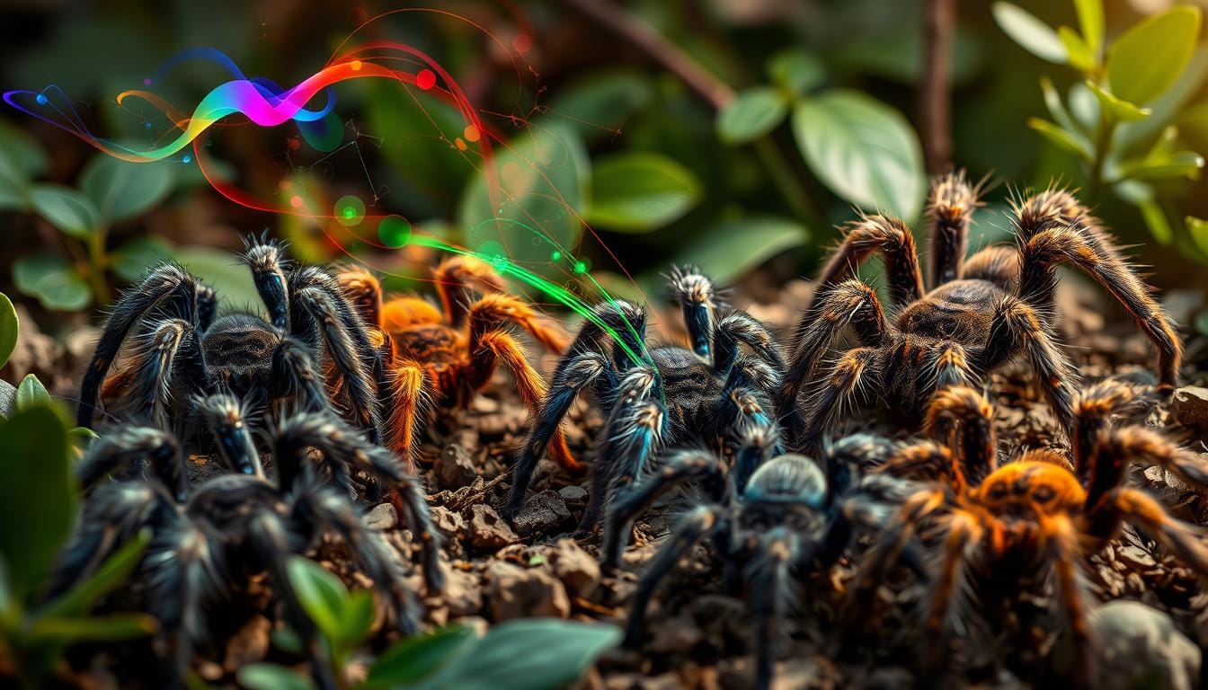 How tarantulas use chemical signals to communicate