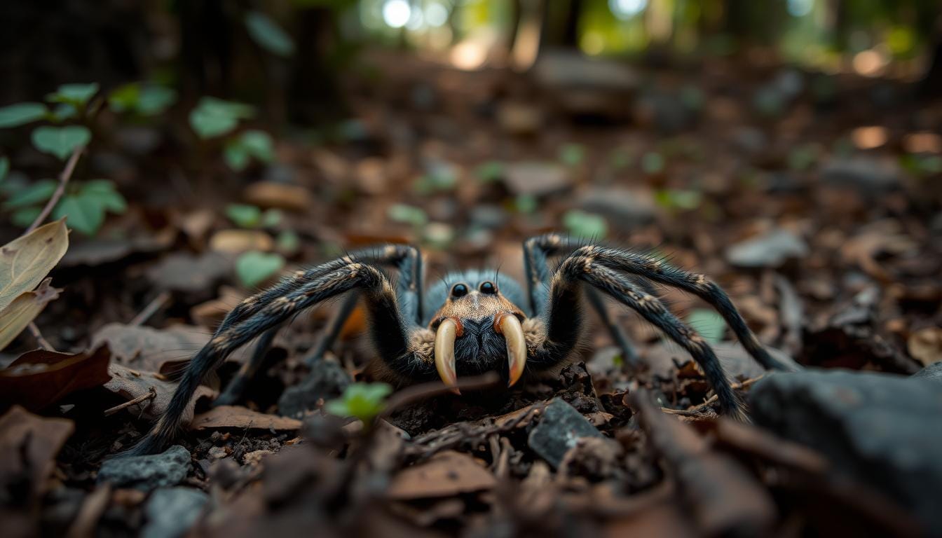 How tarantulas use their venom and other tactics to prey