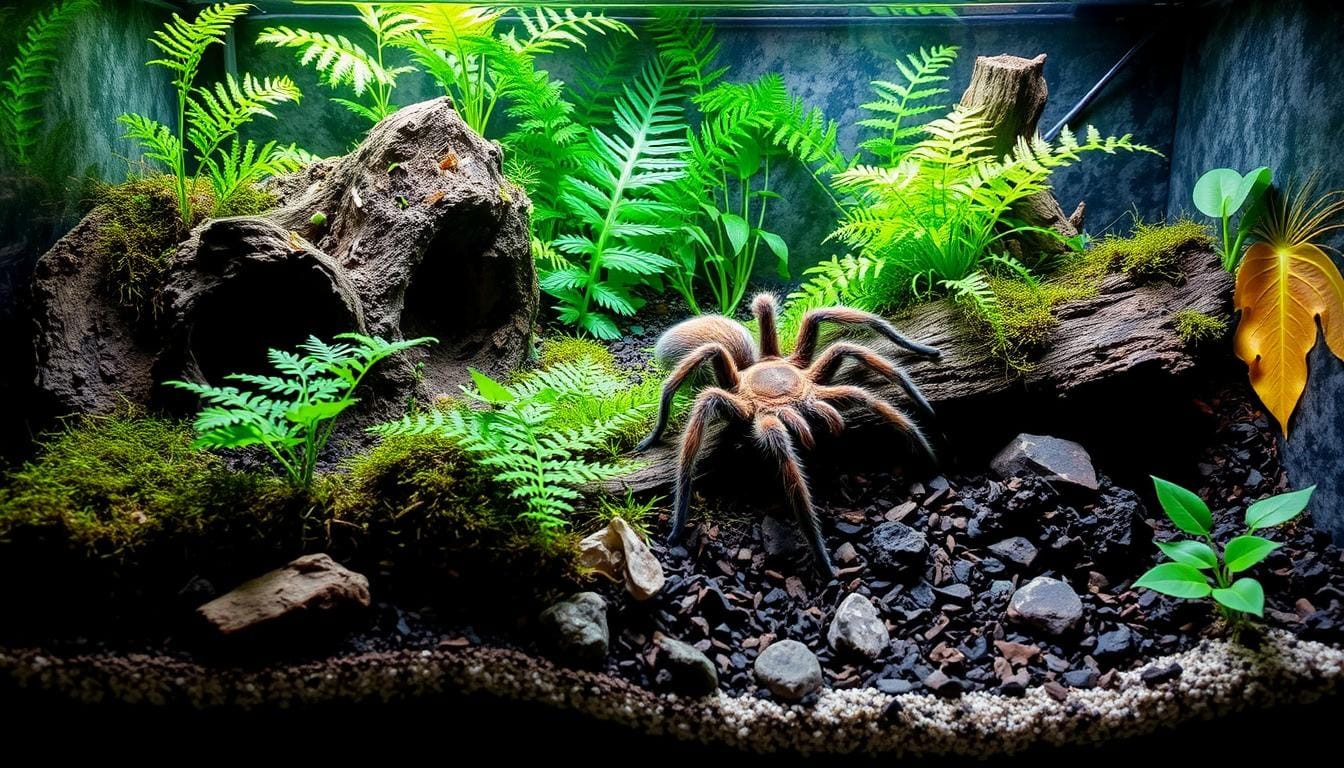 The best substrates for the tarantula terrarium