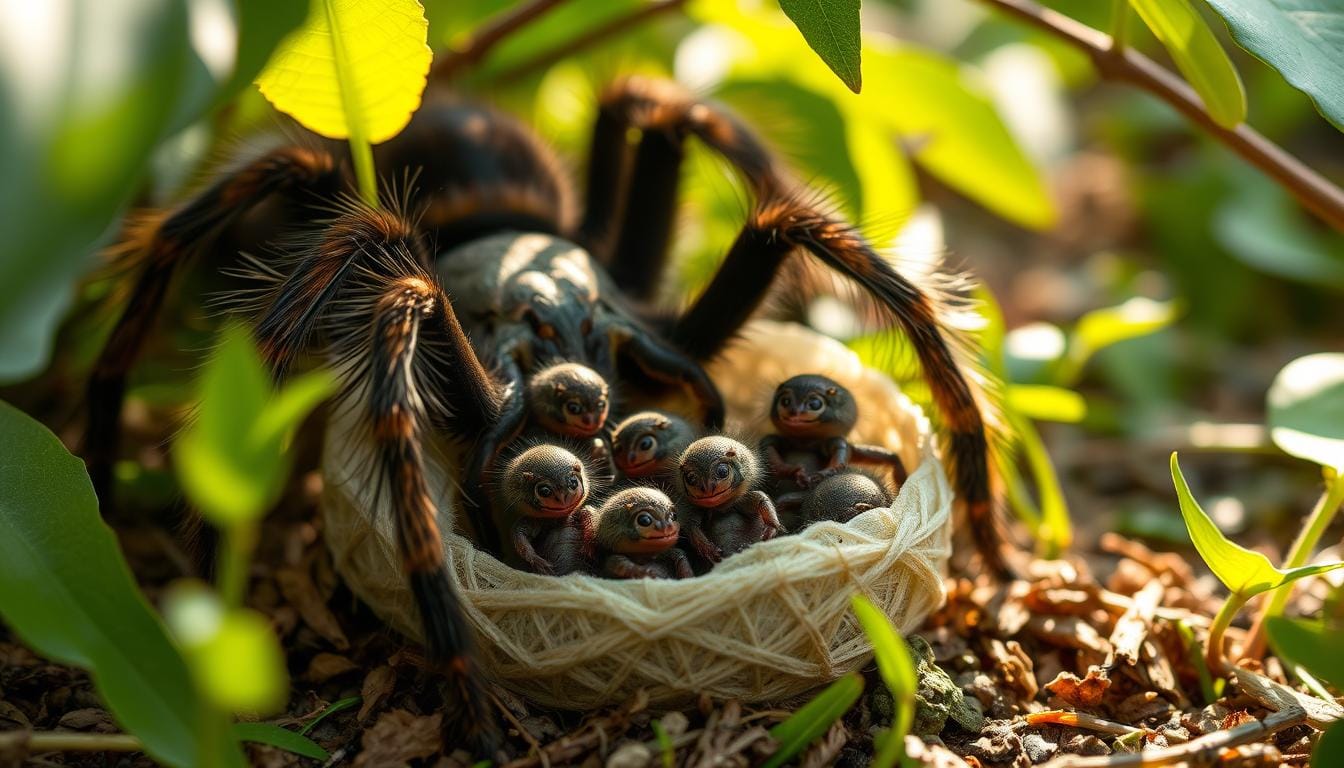 How many babies does a tarantula have?