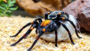 Relationship between molting and behavioral changes in tarantulas