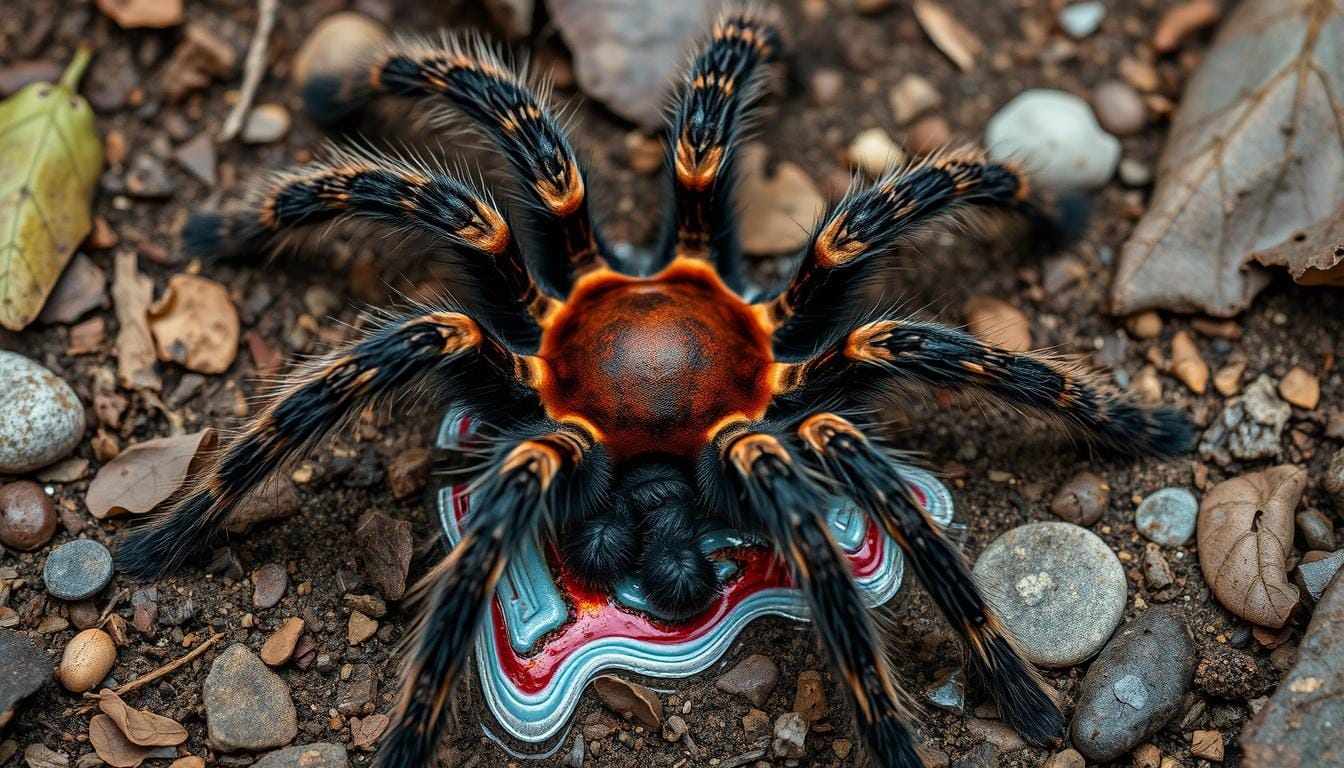 How tarantulas use chemical signals to communicate