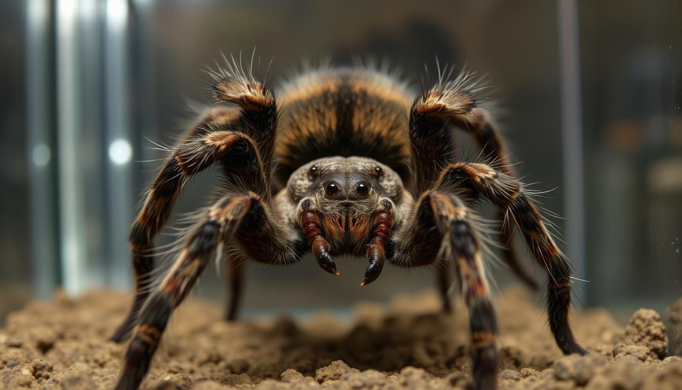 How tarantula behavior changes when kept in captivity